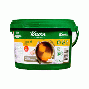 Бульон говяжий ведро 2кг/4шт KNORR